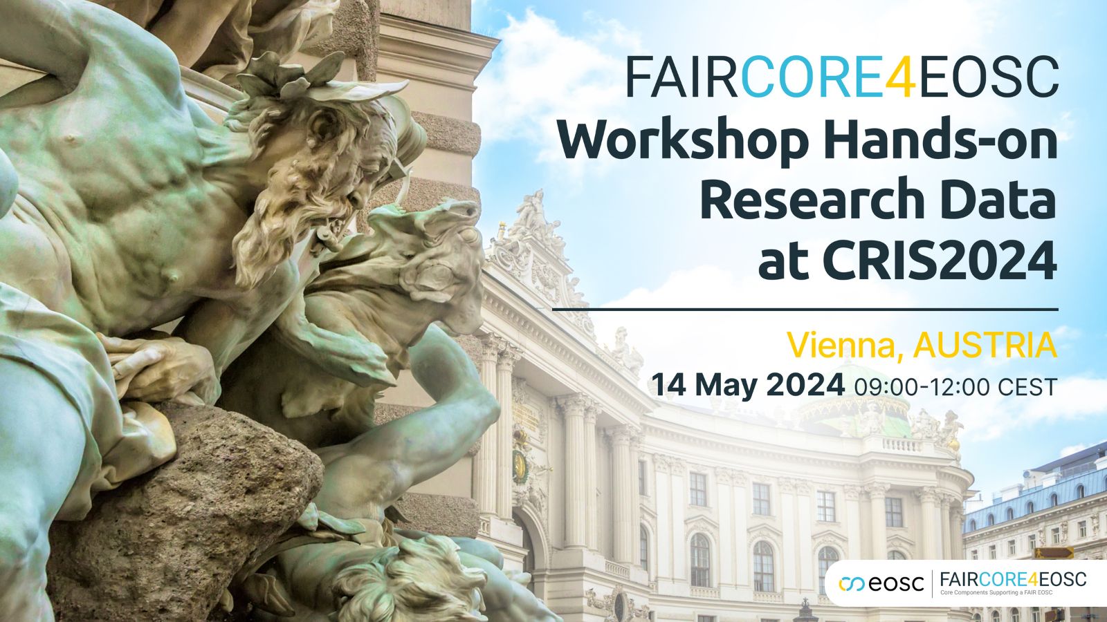 FAIRCORE4EOSC Workshop: Hands-on Research Data | FAIRCORE4EOSC
